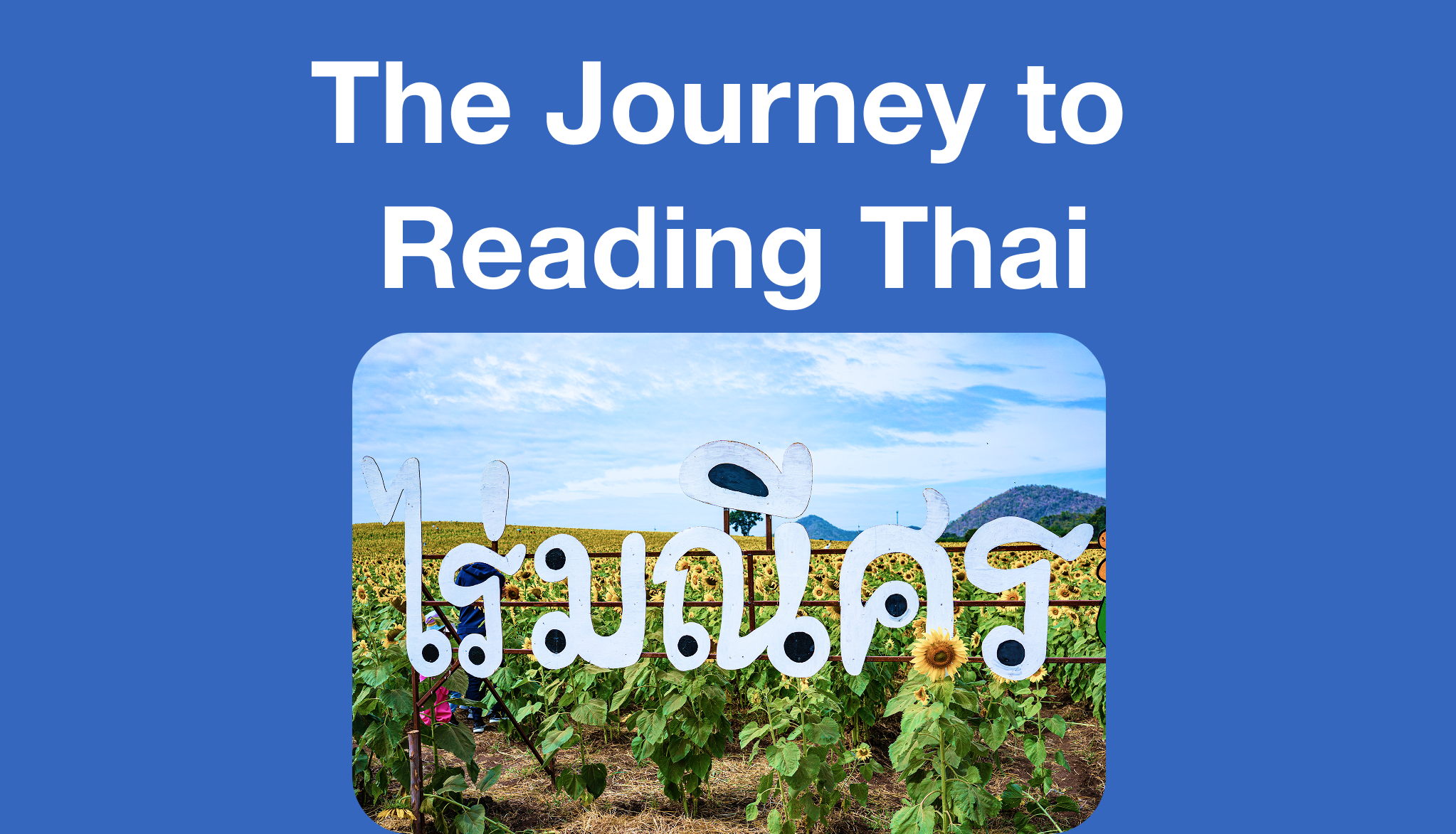 Your Complete Journey to Reading Thai